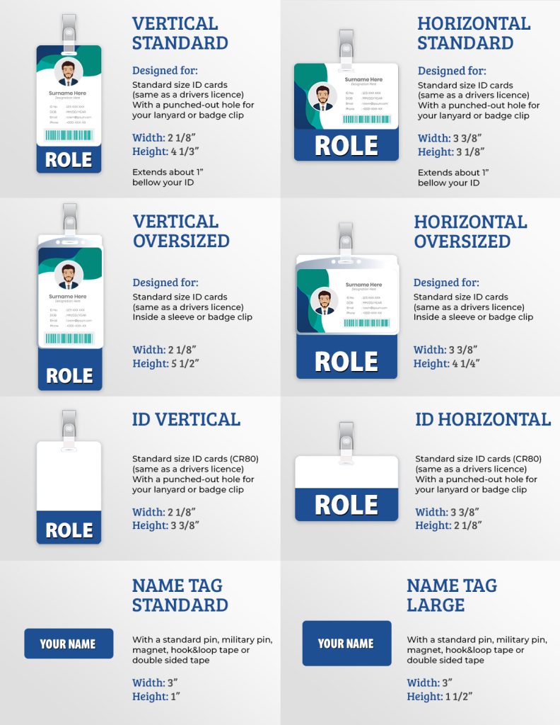 Customizable Badge Buddy – ID Backer Card - BadgeZoo