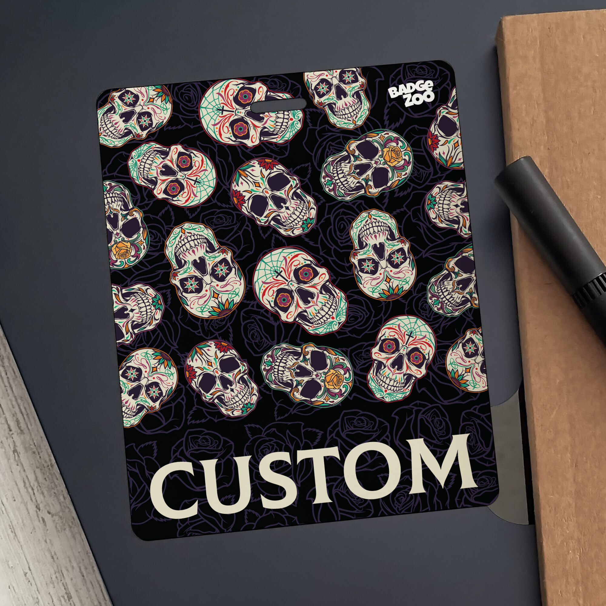 Day of the Dead Badge Buddy - BadgeZoo