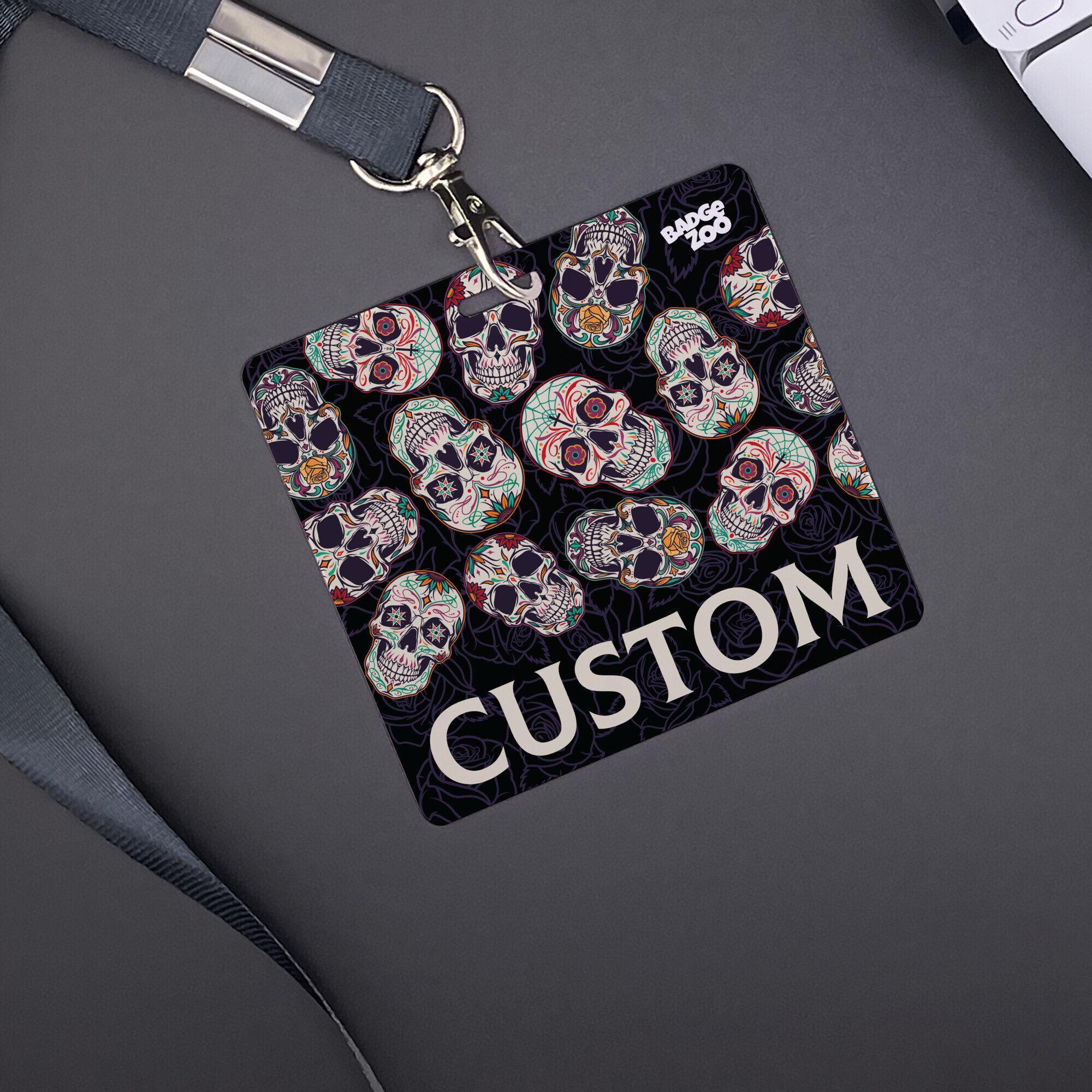 Day of the Dead Badge Buddy - BadgeZoo