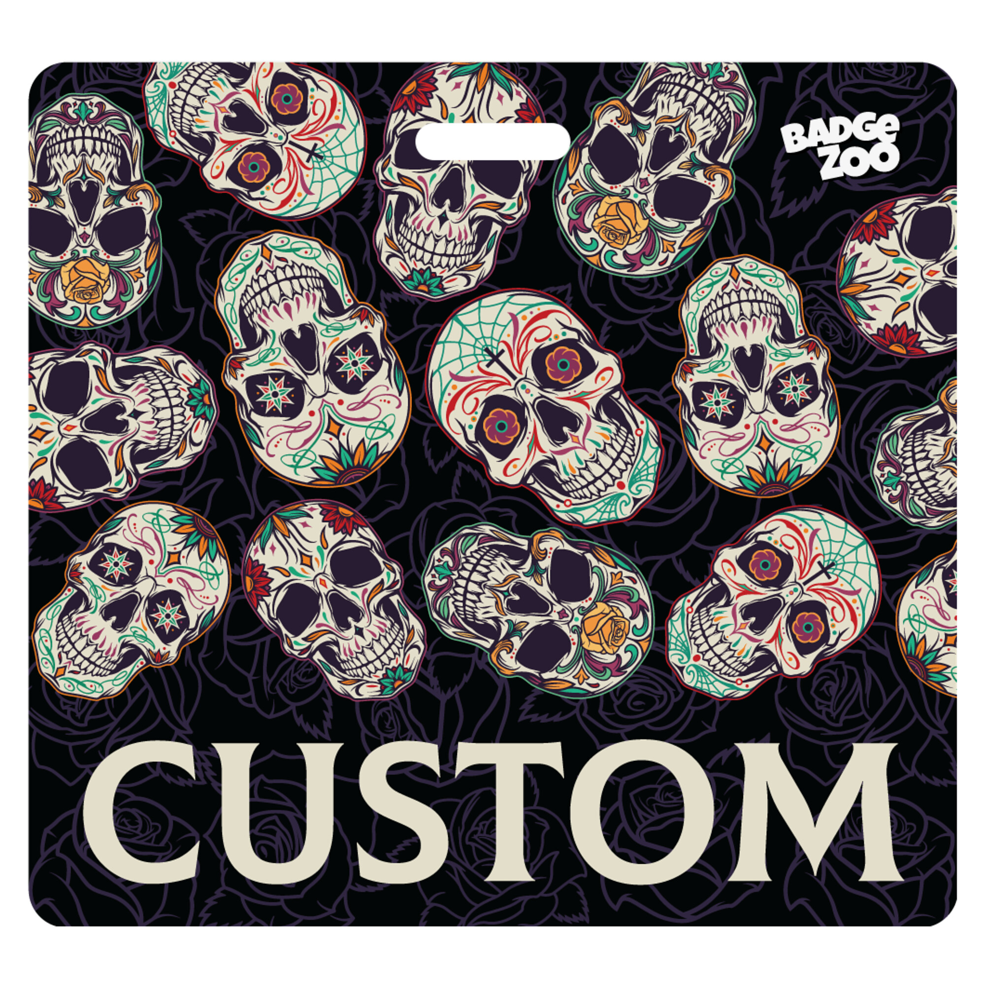 Day of the Dead Badge Buddy - BadgeZoo