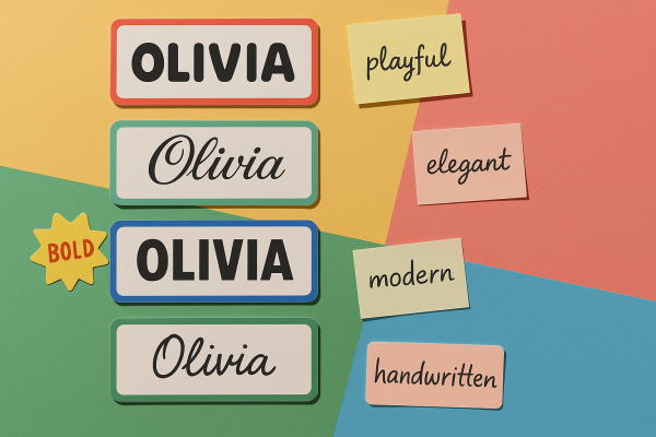 Best Font for Name Tag – Top 10 Ranked for Style + Readability | BadgeZoo